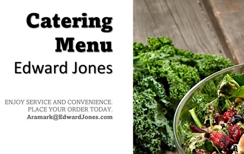 Catering - Edward Jones